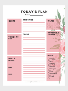 Free Printables Planner