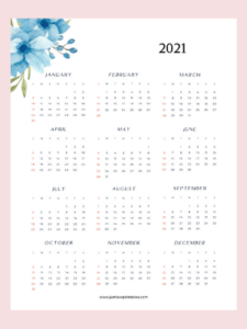 Free Calendar Printables PDF