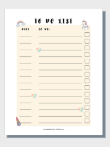Free Printable To-Do Lists/Notes