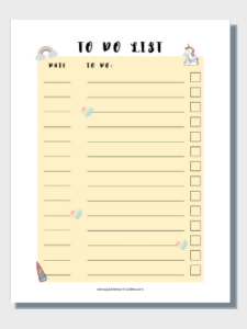 Free Printable To-Do Lists/Notes