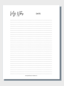 Free Printable To-Do Lists/Notes