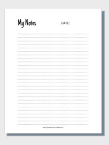 Free Printable To-Do Lists/Notes