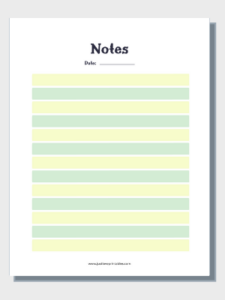 Free Printable To-Do Lists/Notes