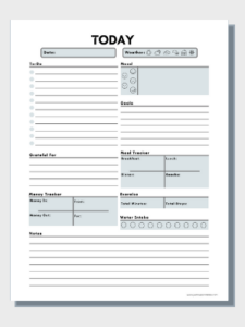 Free Printables Planner
