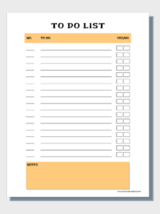 Free Printable To-Do Lists/Notes