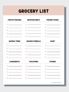 Free Printable Menu/Kitchen - Just Love Printables