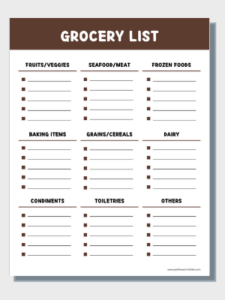 Free Printable Menu/Kitchen - Just Love Printables