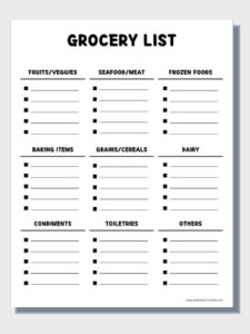Free Printable Menu/Kitchen - Just Love Printables