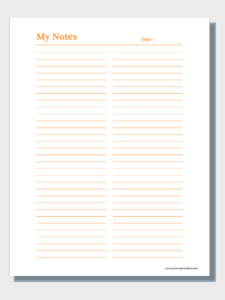 Free Printable To-Do Lists/Notes