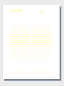Free Printable To-Do Lists/Notes