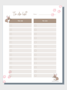 Free Printable To-Do Lists/Notes