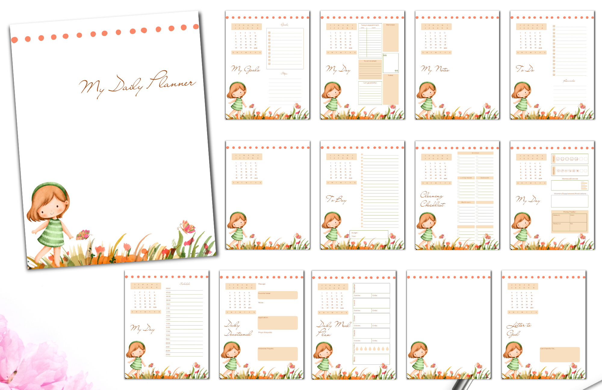 My Daily Planner - Just Love Printables
