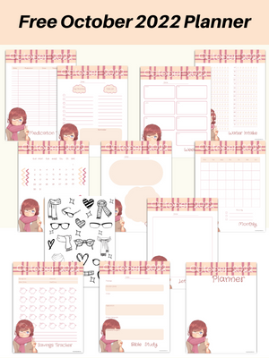 Free October 2022 Calendar - Just Love Printables