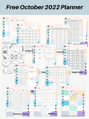 Free October 2022 Calendar - Just Love Printables