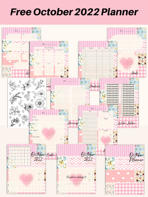 Free October 2022 Calendar - Just Love Printables
