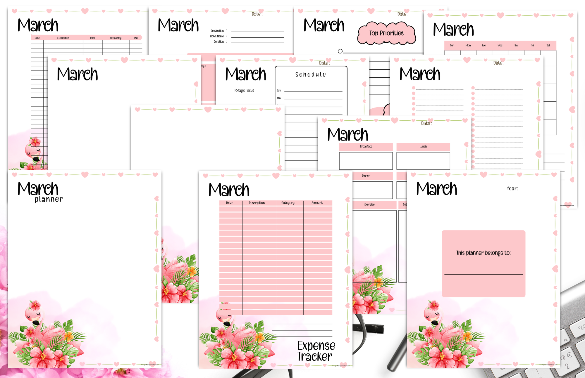 Free March 2023 Planner - Just Love Printables