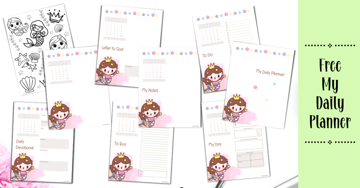Free My Daily Planner - Just Love Printables
